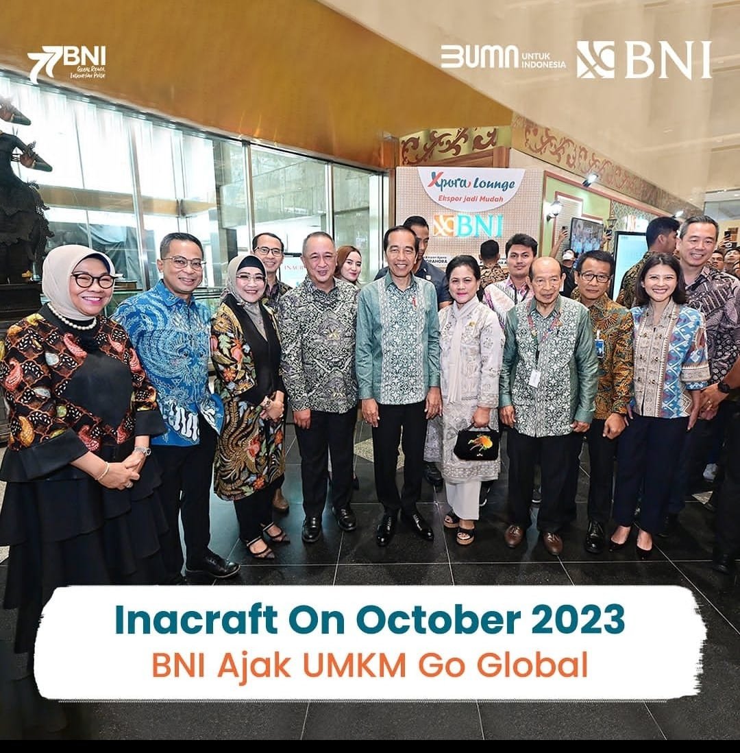 Inacraft On October 2023, Dua UMKM Binaan BNI Xpora Dikunjungi Presiden ...